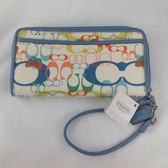 Coach | Bags | Coach Signature Long Wallet | Poshmark